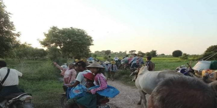 ဝက်လက်နှင့်ဗန်းမောက်တို့တွင် လေယာဉ်ဖြင့်ဗုံးကြဲမှုကြောင့် ပြည်သူ ၁ သောင