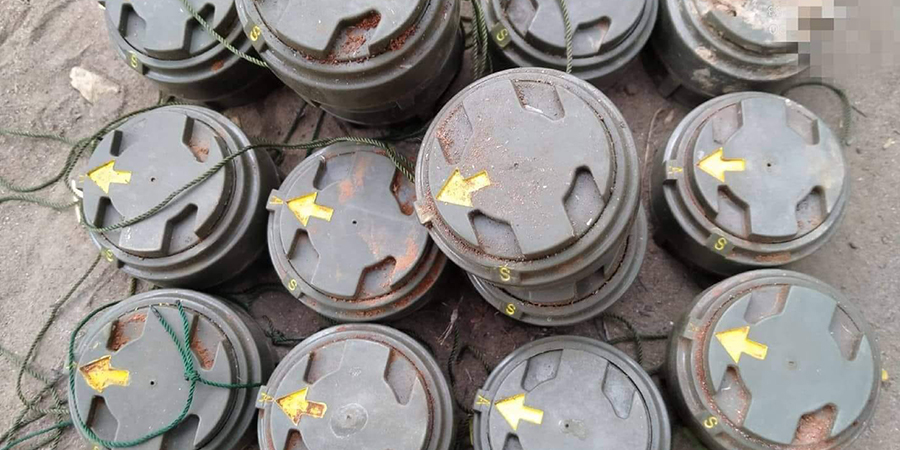 ဆားလင်းကြီးတွင် စစ်ကောင်စီထောင်ထားသည့် မြေမြှုပ်မိုင်း ၁၂ လုံး တွေ့ရှိ