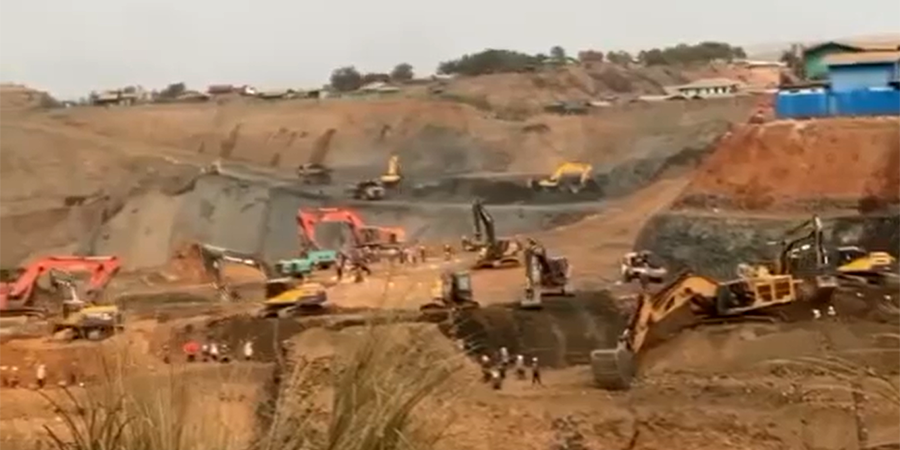 ဖားကန့်တွင် တရားမဝင် ကျောက်စိမ်းတူးလုပ်ငန်းများကို စစ်ကောင်စီတပ်မမှူးက ...