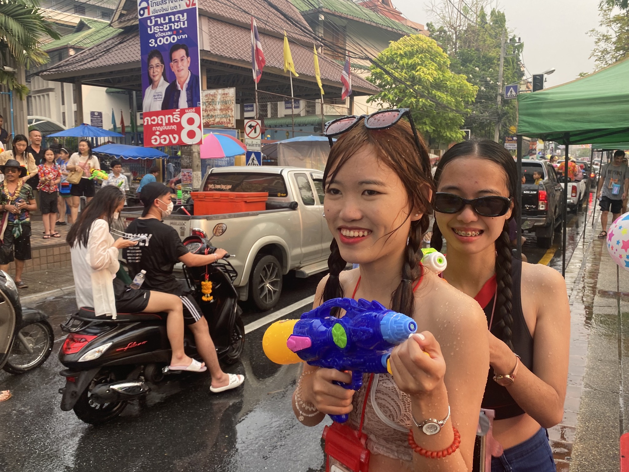 ထိုင်းနိုင်ငံ ချင်းမိုင်မြို့မှာ ဆုန်ခရမ် ရေကစားပွဲတော် Dvb