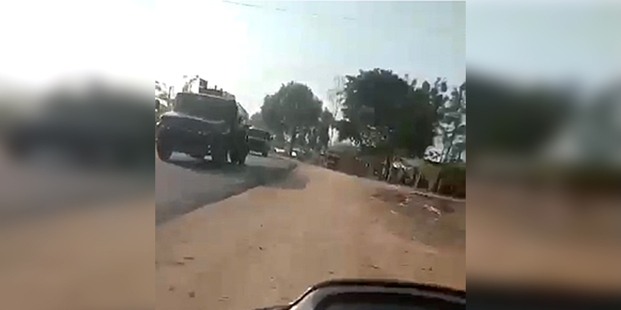 နတ်မောက်တွင် စစ်ကောင်စီ ထောက်ပို့ယာဥ်တန်း မိုင်းဆွဲတိုက်ခိုက်ခံရ