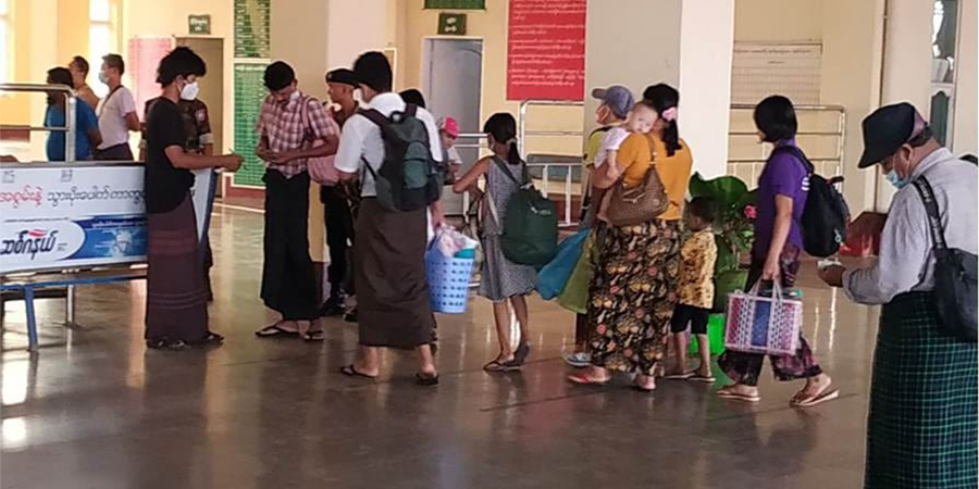 Dvb သိမ်ဇရပ်ဘူတာတွင် ခရီးသည် ၉ ဦးကို စစ်ကောင်စီတပ် ဖမ်းဆီး