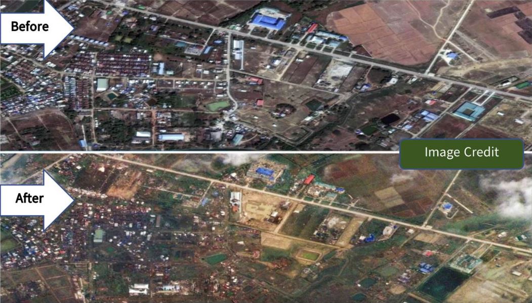 မိုခါ ဆိုင်ကလုန်းမုန်တိုင်းကြောင့် သေဆုံးသူ ၄၃၅ ဦးထိရှိလာ၊ ‌ရခိုင်လေဘေးသင့်ပြည်သူ ၁ သန်း ခန့