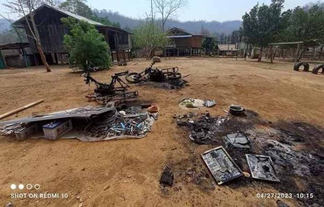 မင်းလှမြို့နယ်က အရှိုချင်းစစ်ဘေးရှောင်များ နေထိုင်စားသောက်ရေးအခက်ကြုံ Dvb