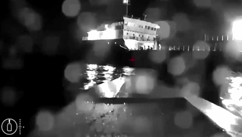 ရုရှားရေနံတင်သင်္ဘောကို ယူကရိန်းဒရုန်းတိုက်ခိုက်