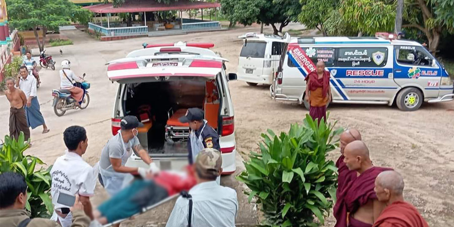 Dvb မြဝတီတွင် တရားထိုင်နေသည့် အမျိုးသား ၁ ဦး ရိုက်နှက် လုယက်ခံရပြီး