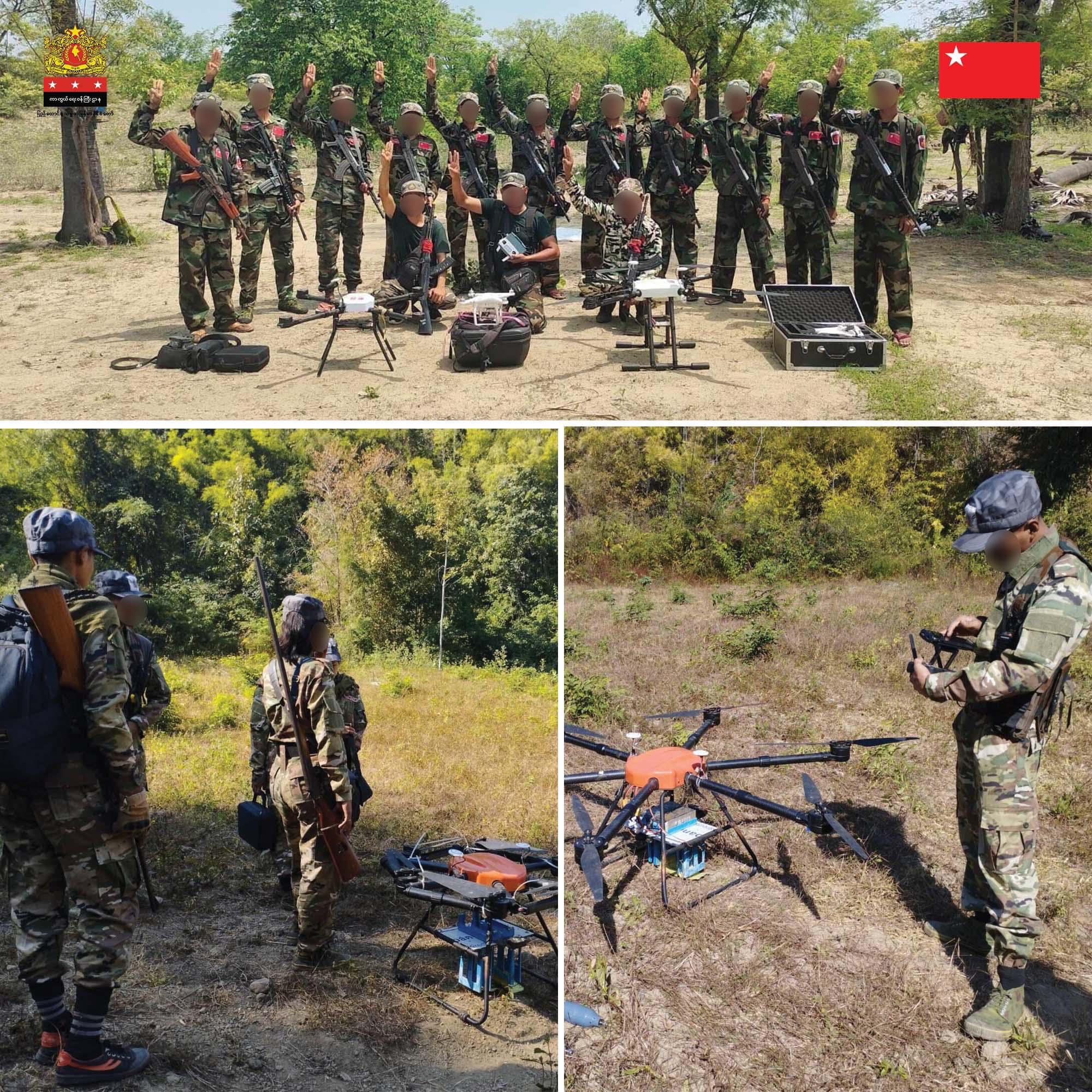 DVB | PDF တပ်ရင်းများအတွက် ဒရုန်းအစင်းရေ ၄၀၀ ကျော် ဖြန့်ဝေထားဟု NUG ထုတ်ပြန် (ဓာတ်ပုံ)