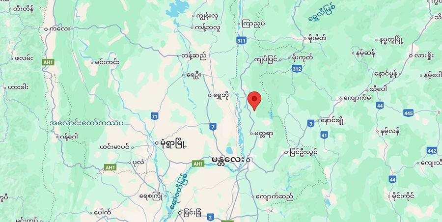 စဉ့်ကူးမြို့အနီး အင်အား ၄.၅ အဆင့်ရှိ ငလျင် လှုပ်ခတ်